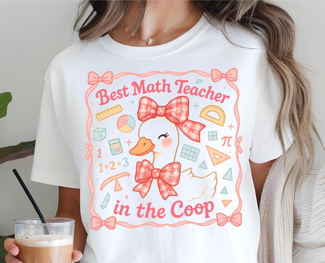 Best Math Teacher Png School Math Teacher Shirt Png Silly Goose ...