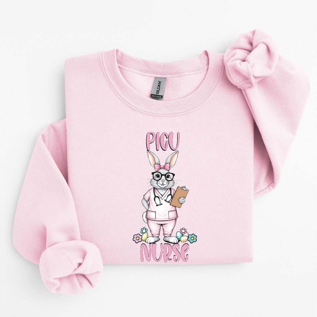 PICU Easter Bunny Nurse Png Pediatric ICU Nurse Shirt Critical Care ...