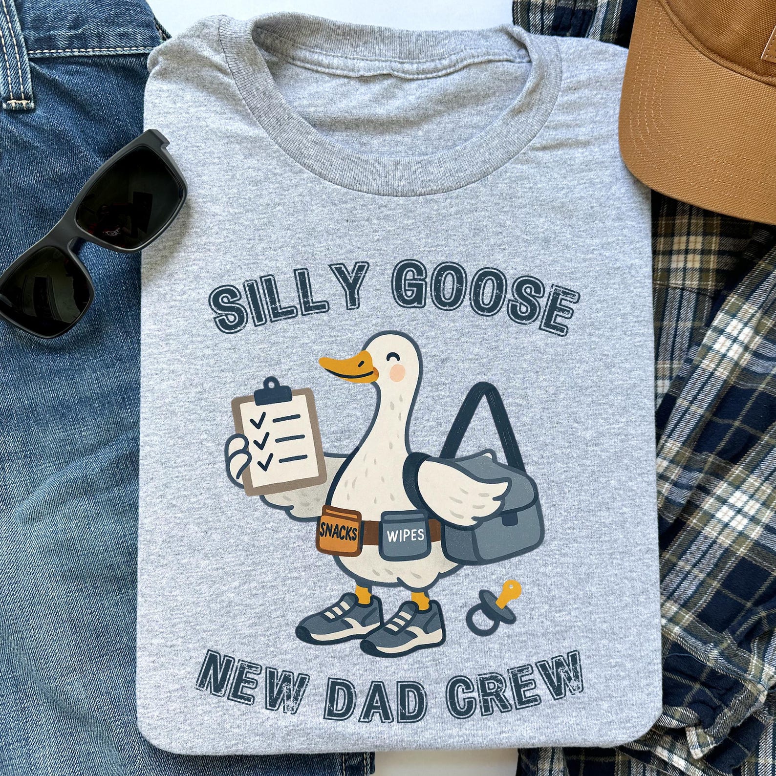 Silly Goose Png Silly Dad Goose Png Promoted to Dad Png Funny New Dad ...
