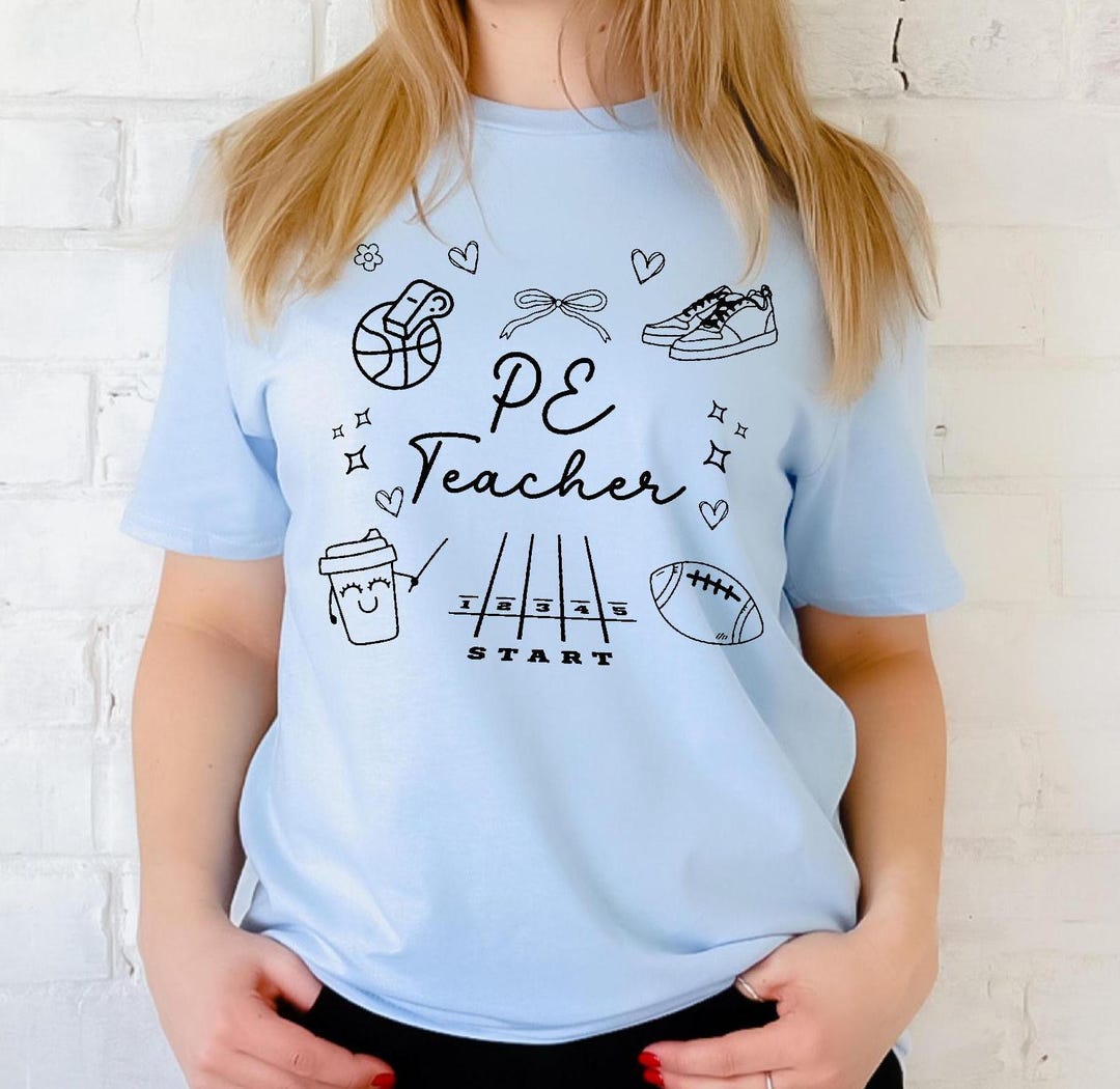 PE Teacher SVG Pe Teacher Shirt Phys Ed Teacher Coquette Teacher Png ...