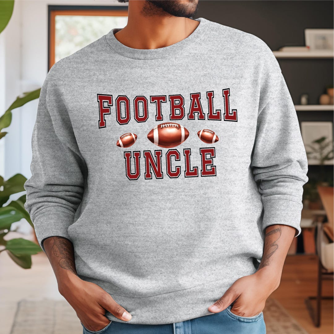 Football Uncle Png Sublimation Sports Uncle Shirt Png Retro Football ...