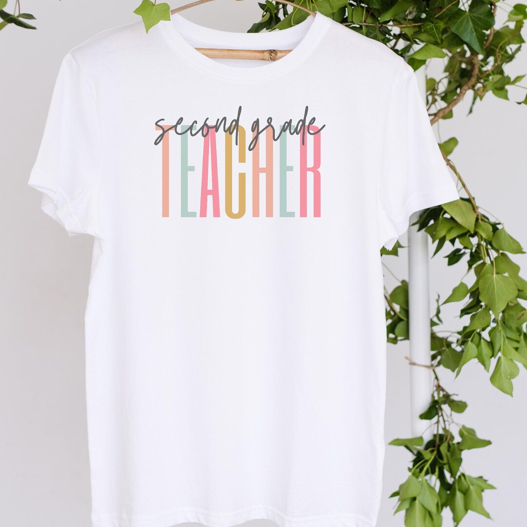 Second Grade Teacher Png, 2nd Grade Teacher Sublimation Png, 2nd Grade ...