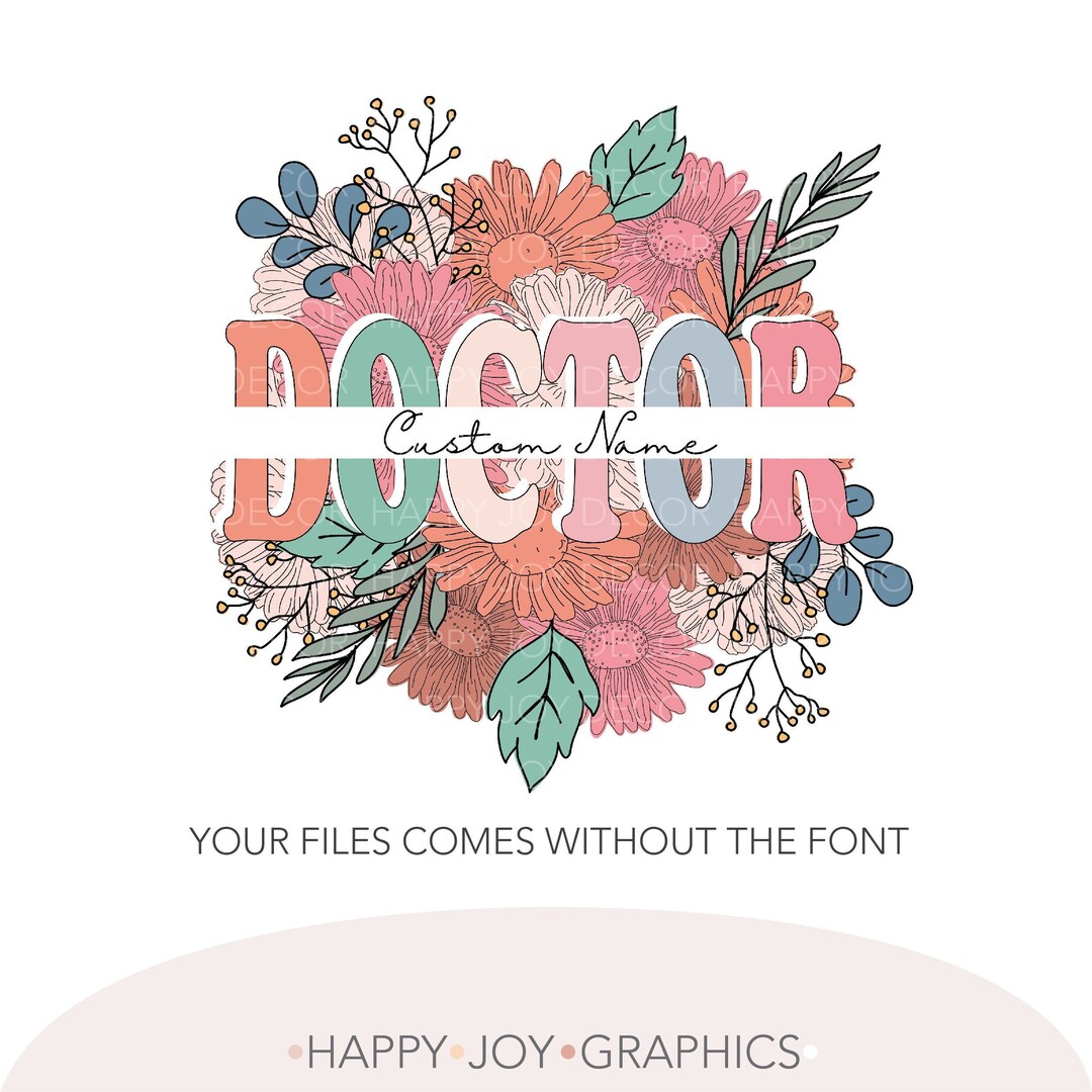 Customizable Doctor Png Template Doctor Shirt Png Custom Name Doctor ...