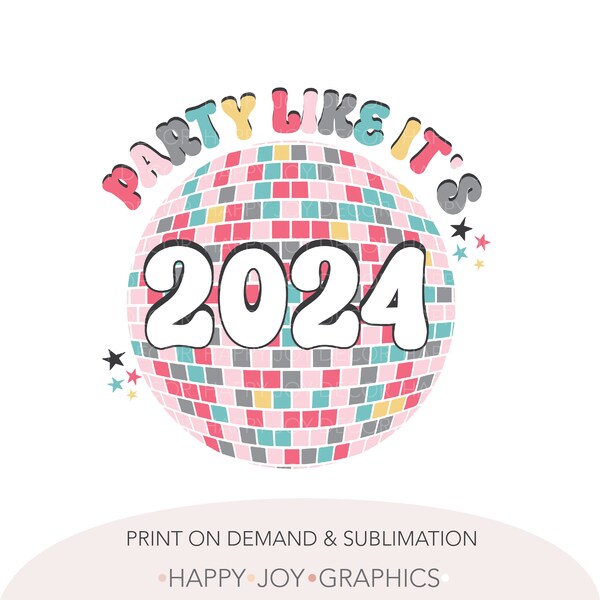 Disco Ball 2024 Png - Etsy