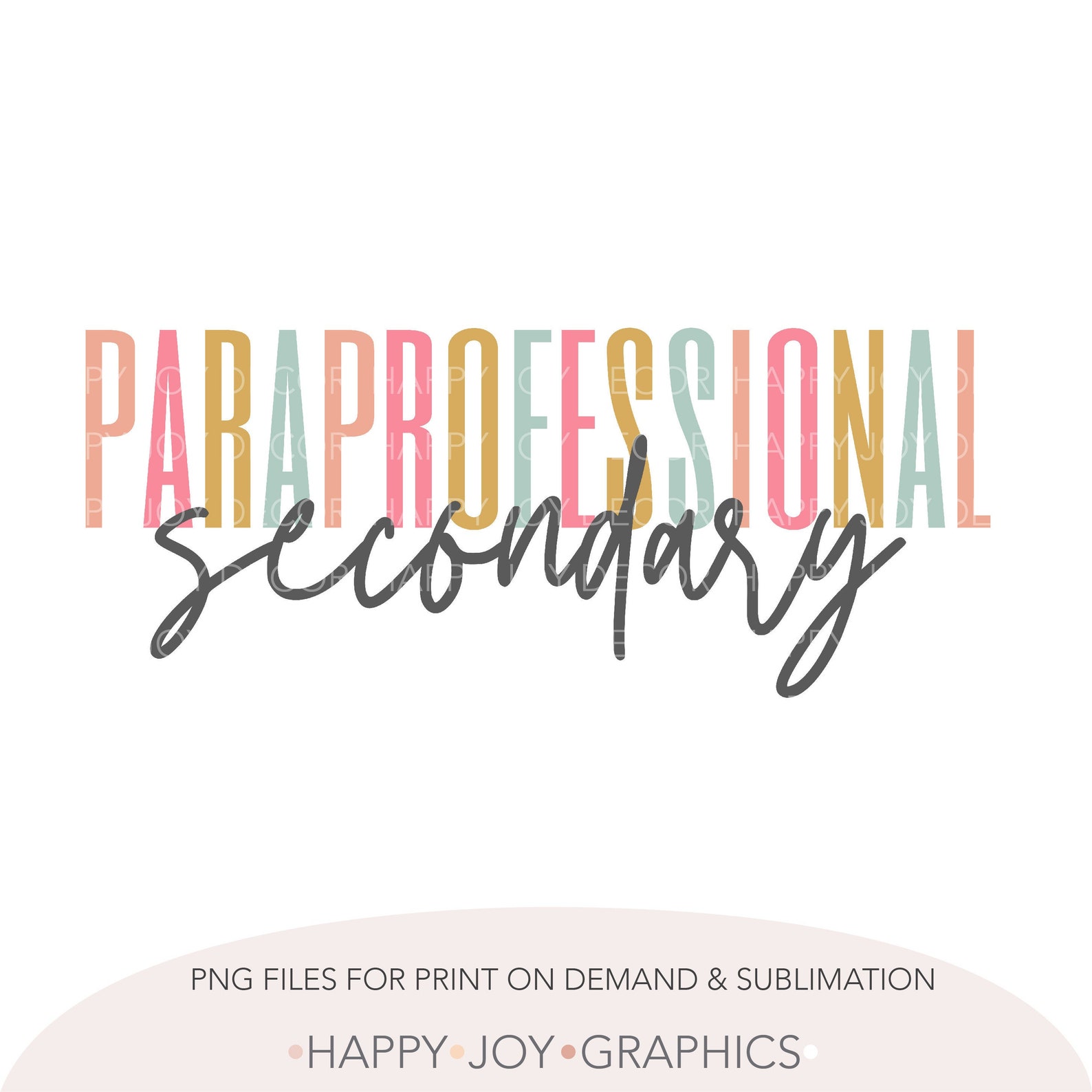 Paraprofessional Sublimation PNG Para Professional Shirt PNG - Etsy