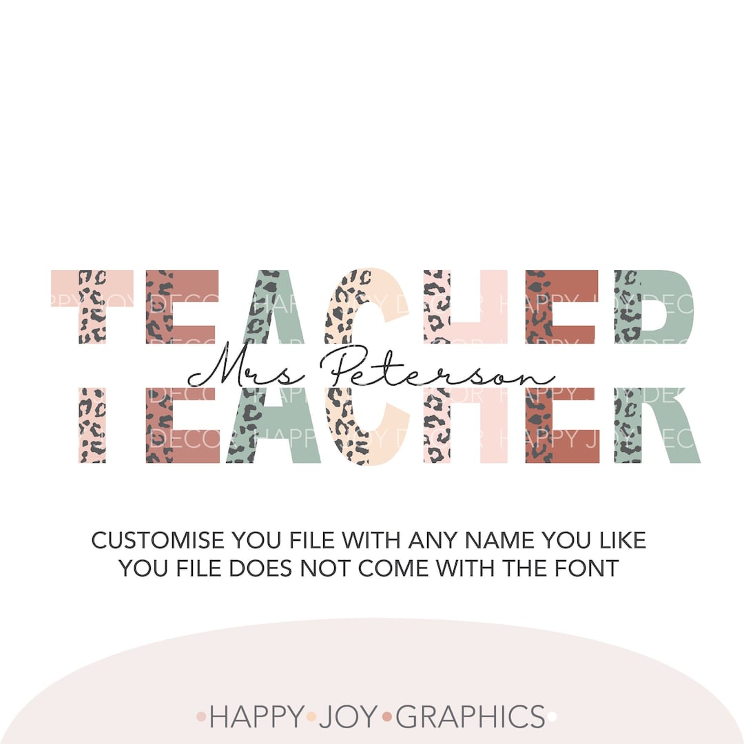 Customize Teacher Name Png, Split Teacher Name Png, Best Teacher Png ...