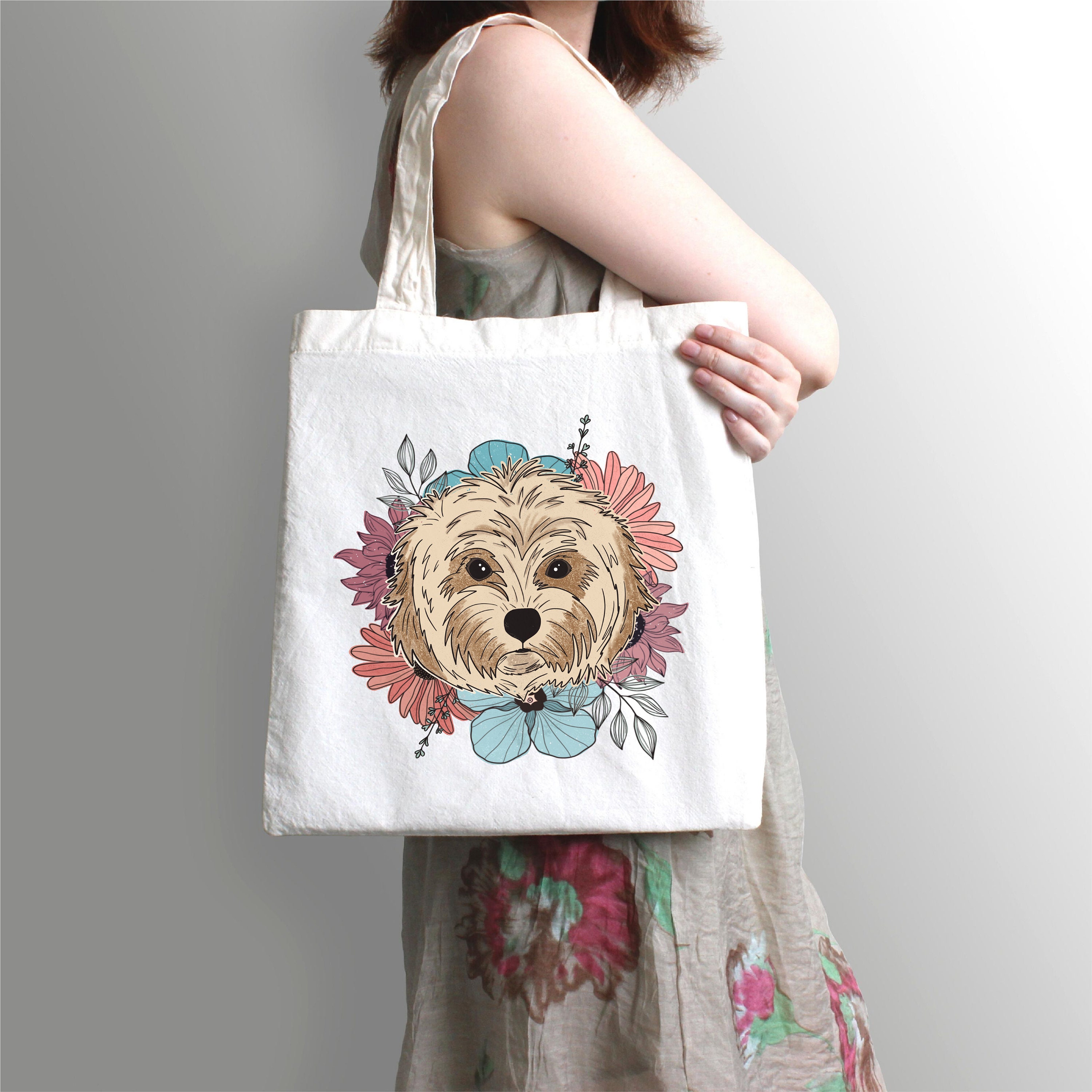 Cavoodle Png Sublimation Cavapoo Png Dog Mom Floral Dog - Etsy Australia