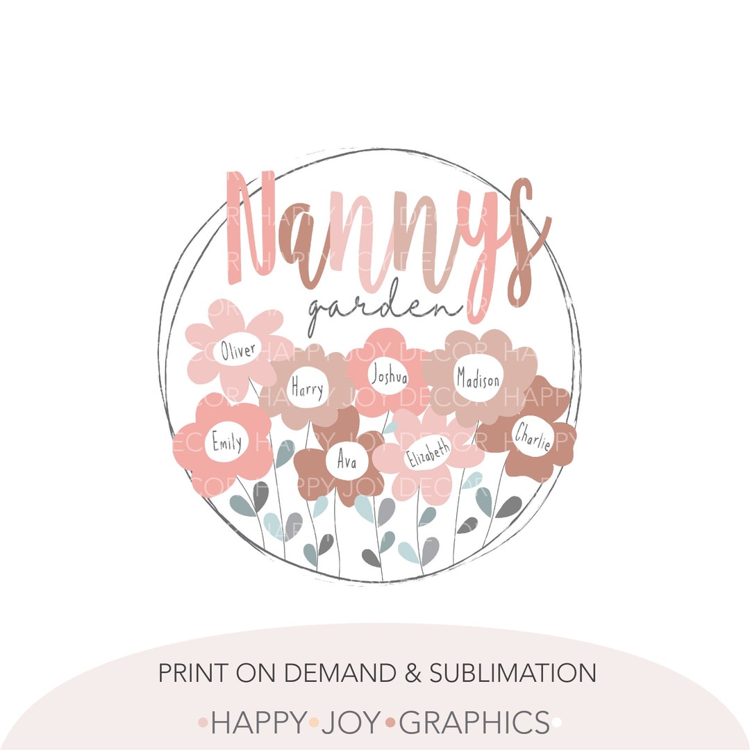 Nannys Garden, Customizable Nanny PNG, Custom Nanny Png Templates ...