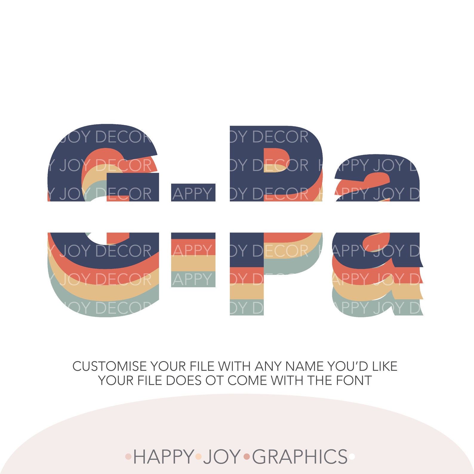 Customizable Grandpa PNG Templates Custom Png Design Fathers | Etsy