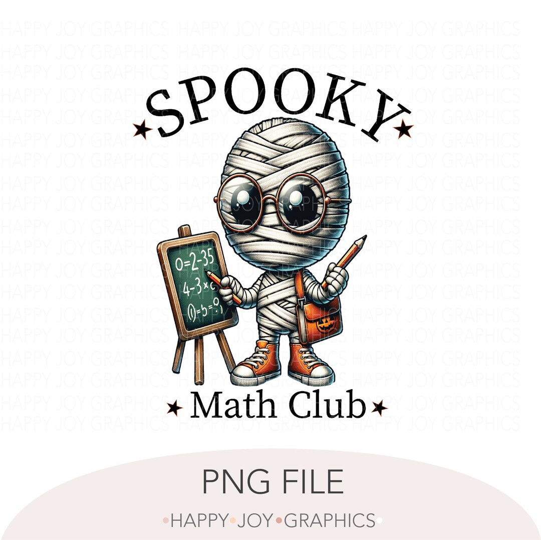 Halloween Math Teacher Png Halloween Mummy Math Teacher Shirt Spooky ...