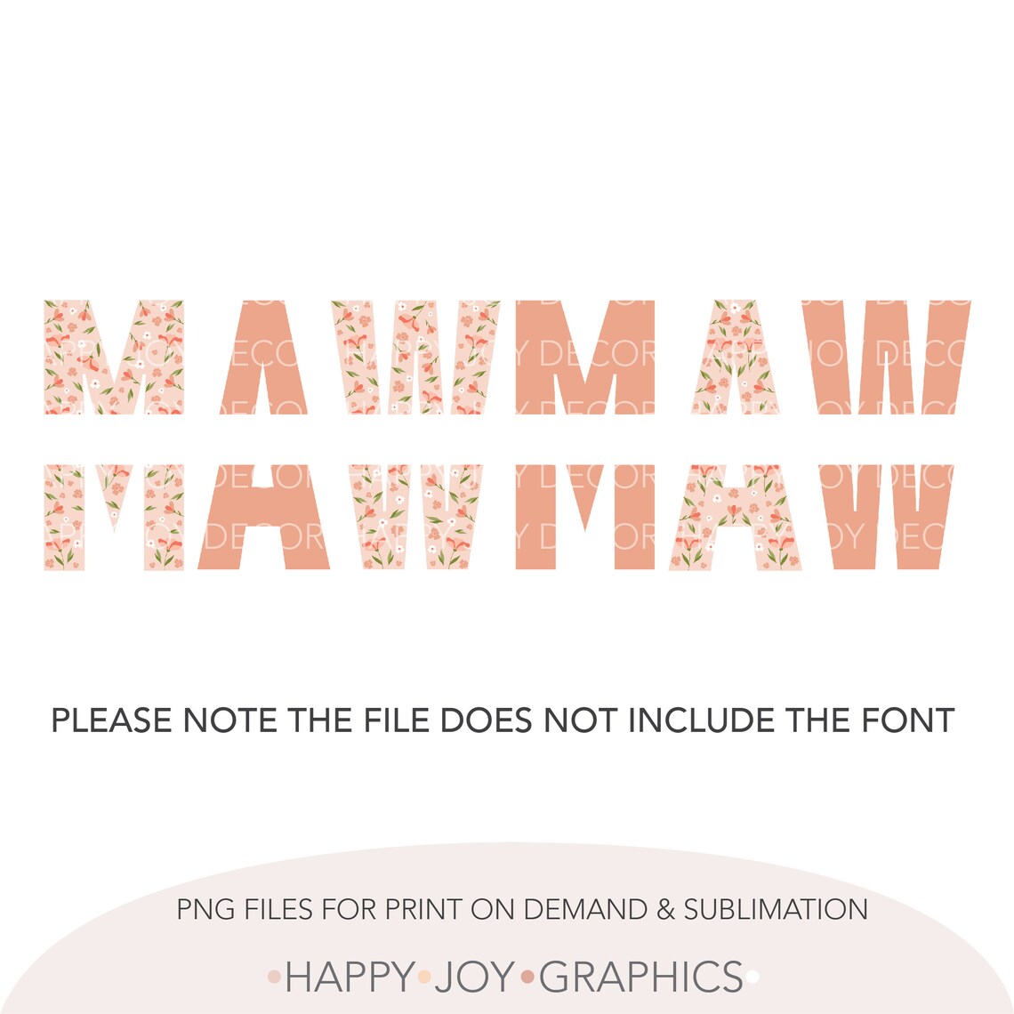 Customizable Mawmaw Png Template Floral Mawmaw Png Mawmaw - Etsy