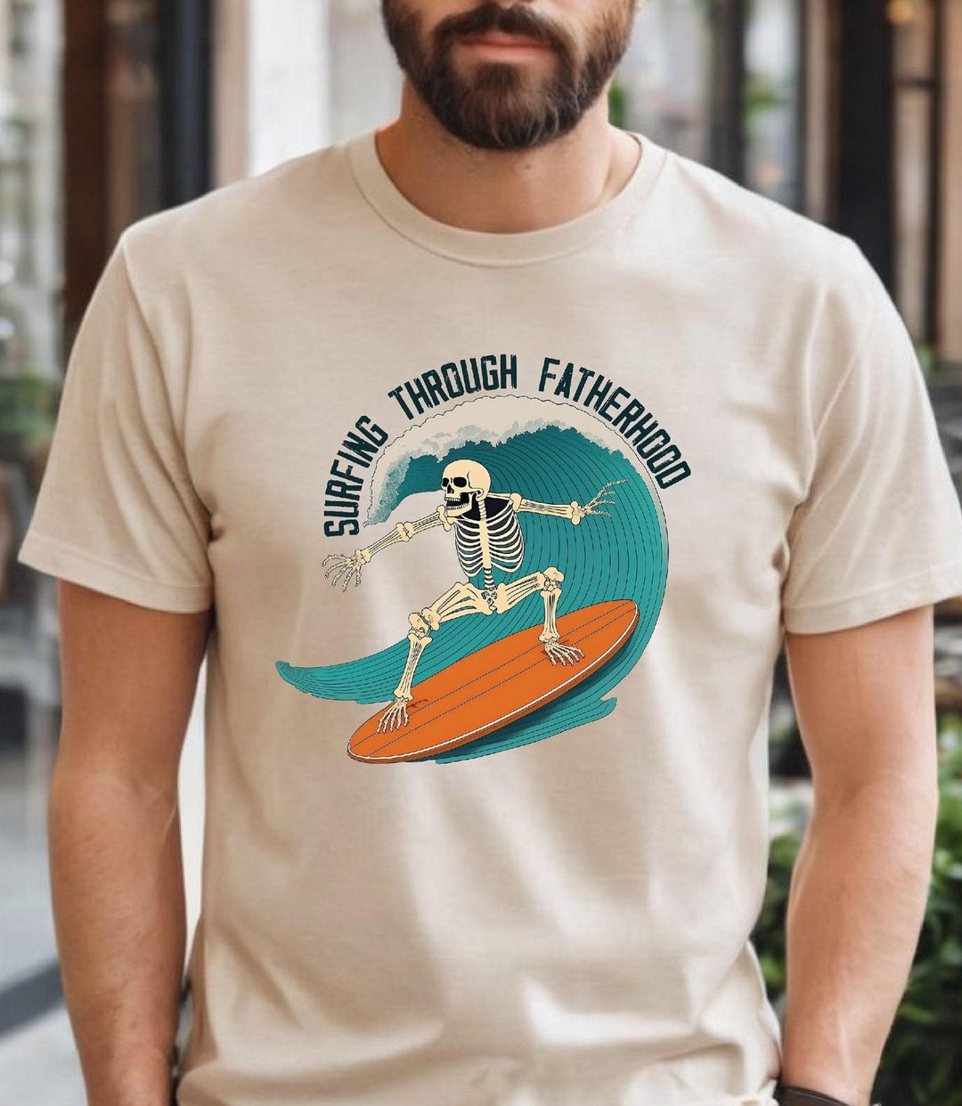 Surfer Skeleton Png Surfing Png Dad Png Surfboard Png Rad Dad Png Funny ...