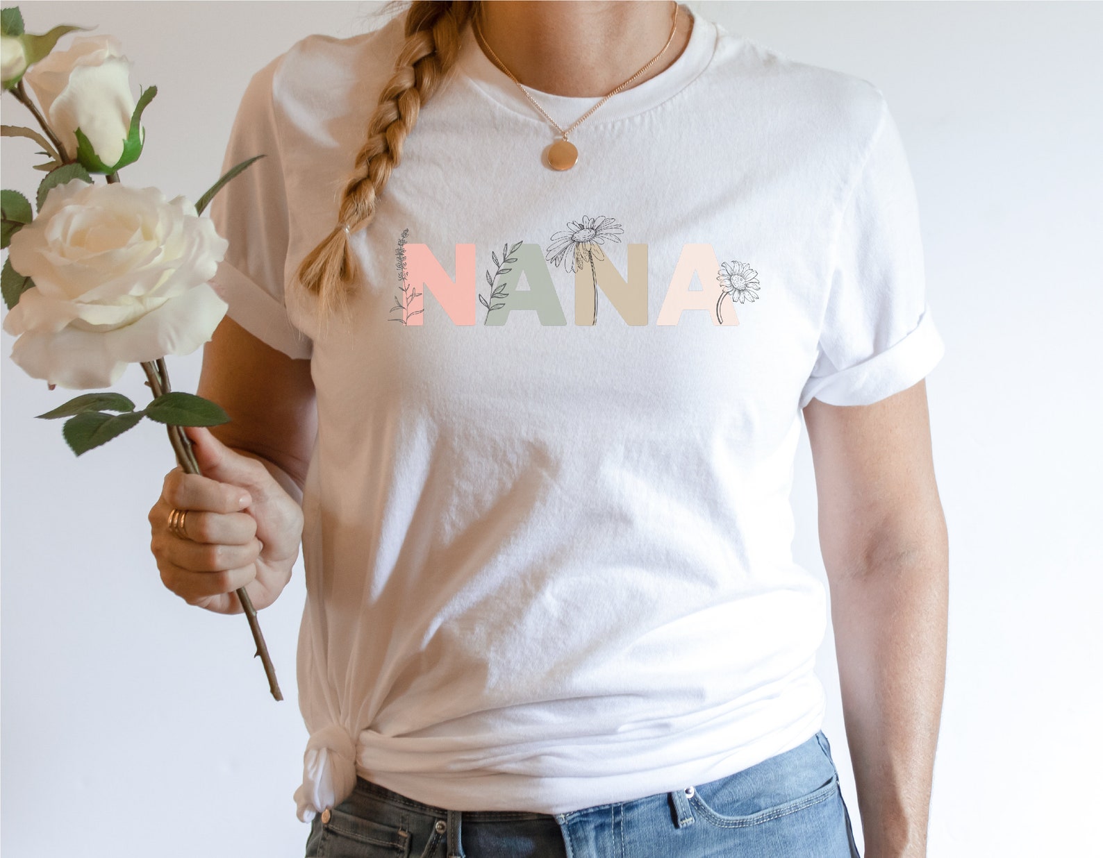 Nana Sublimation Png Floral Nana Png Nana T-shirt File Nana - Etsy
