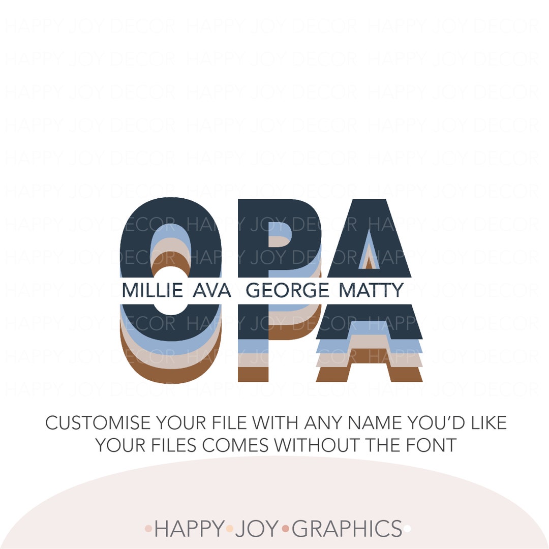 Customizable Opa PNG Templates Custom Opa Png Split Name File Opa Shirt ...