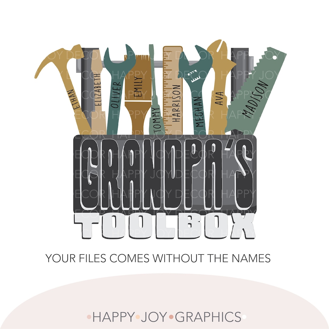 Customizable Grandpa Png Sublimation, Custom Grandpa, Tools Png ...