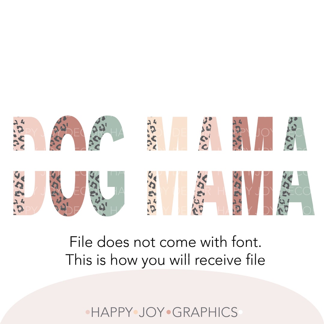 Customizable Dog Mama PNG Templates, Custom Png Design, Boho Dog Mama ...