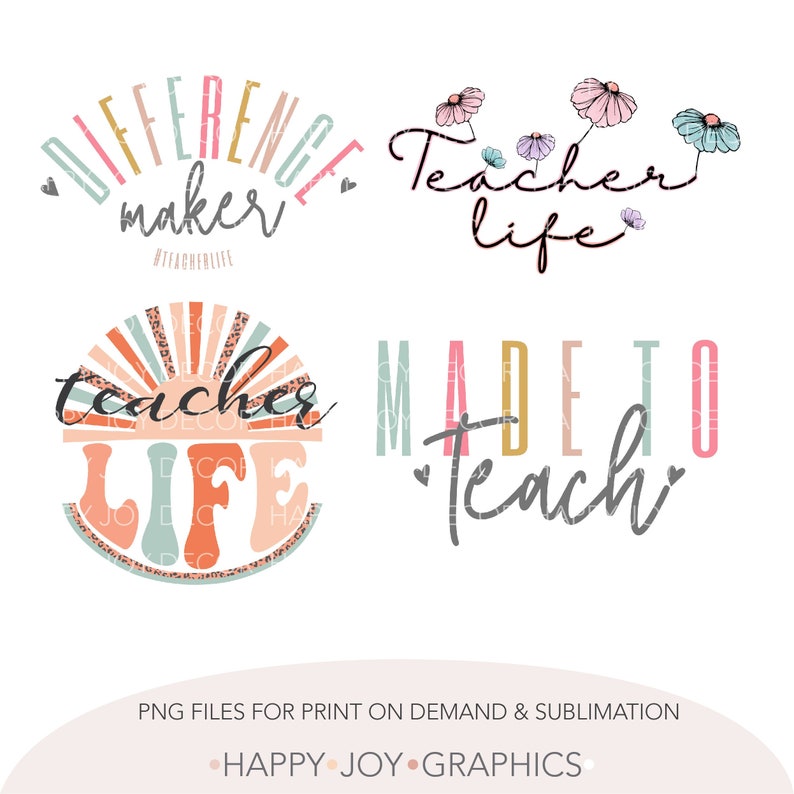 Teacher Bundle Png Future Teacher Png Student Teacher Png - Etsy