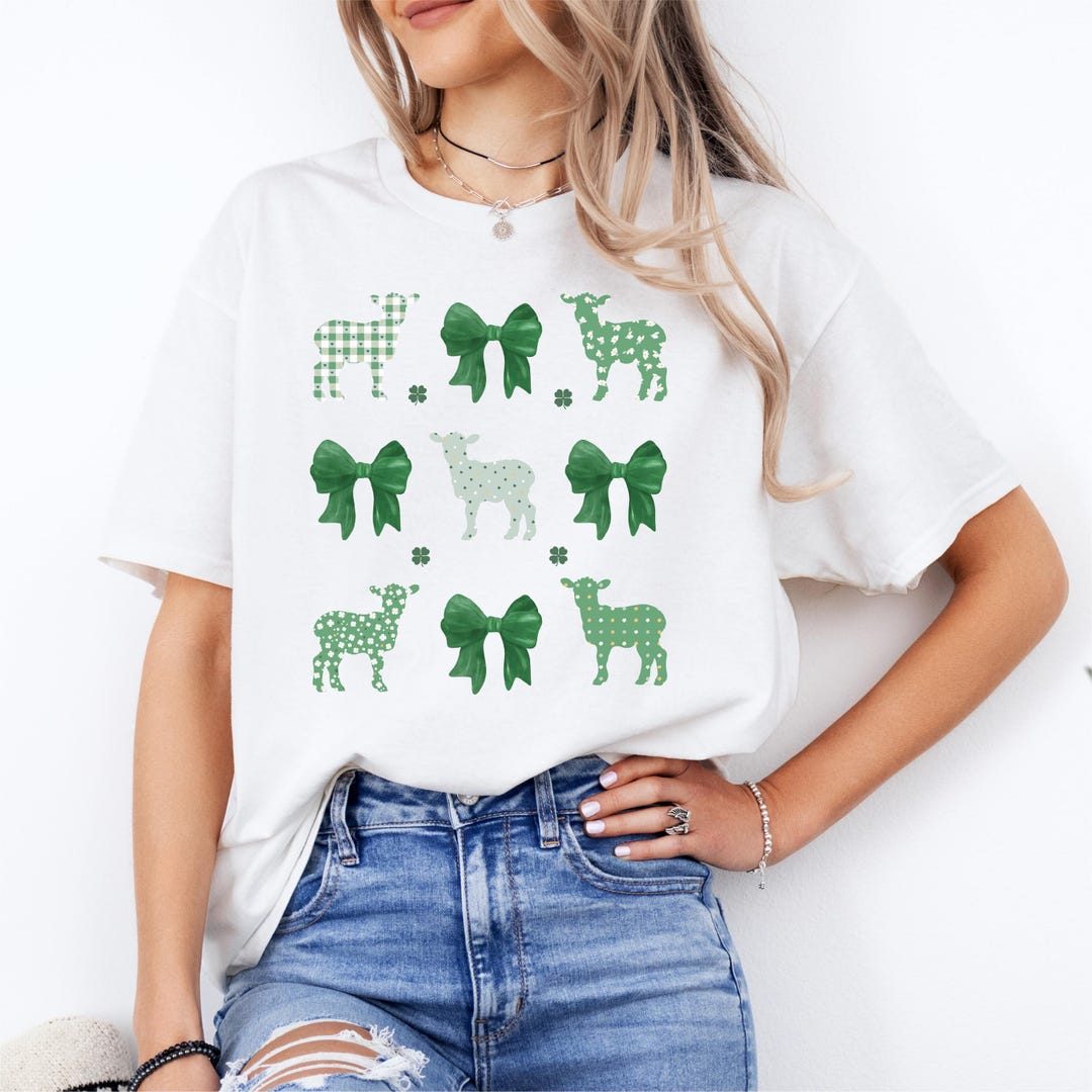 Lamb St Patricks Day Coquette Png Sheep Lover Png St Patty's Day Png ...