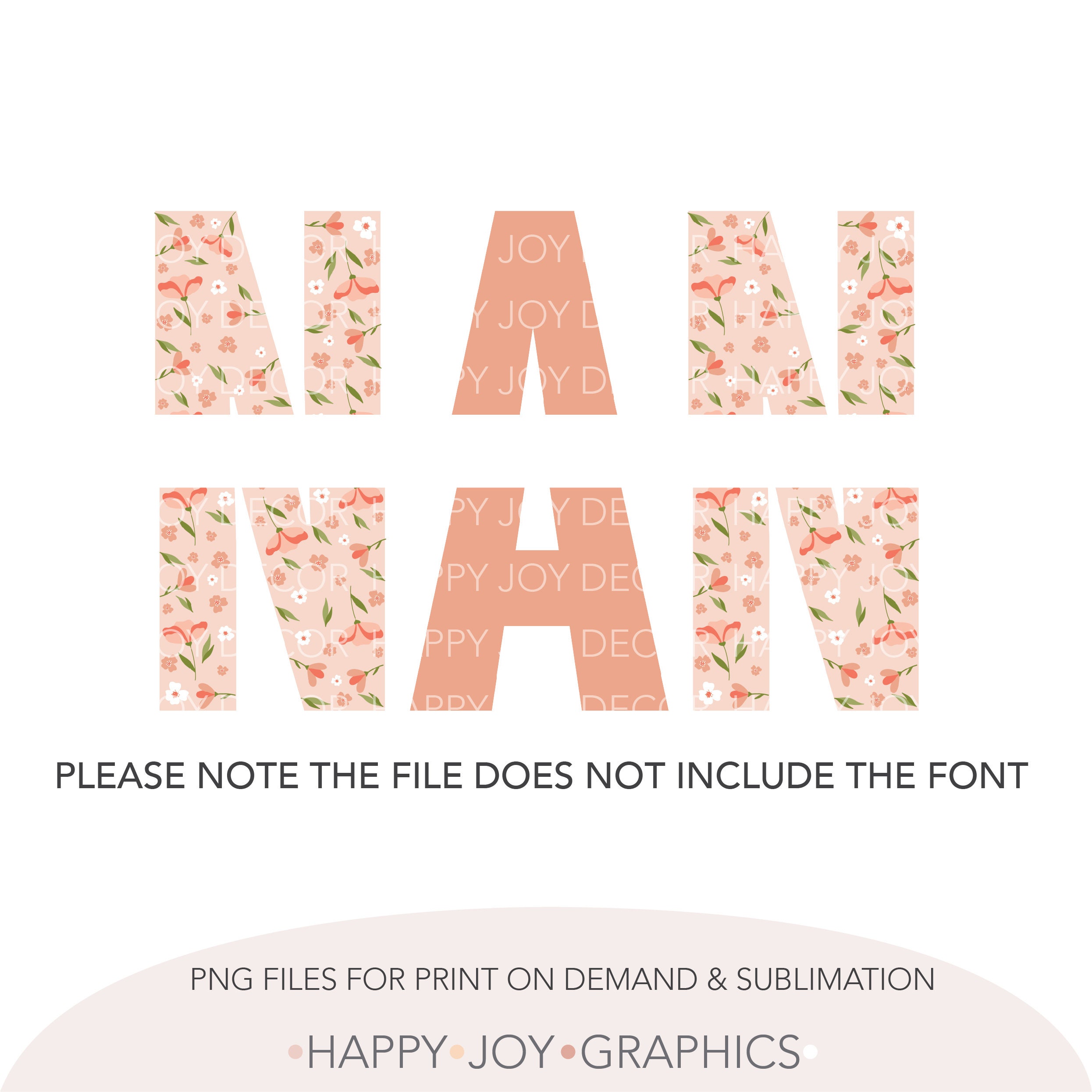 Customizable Nan Png Sublimation Template Custom Png Design - Etsy Ireland