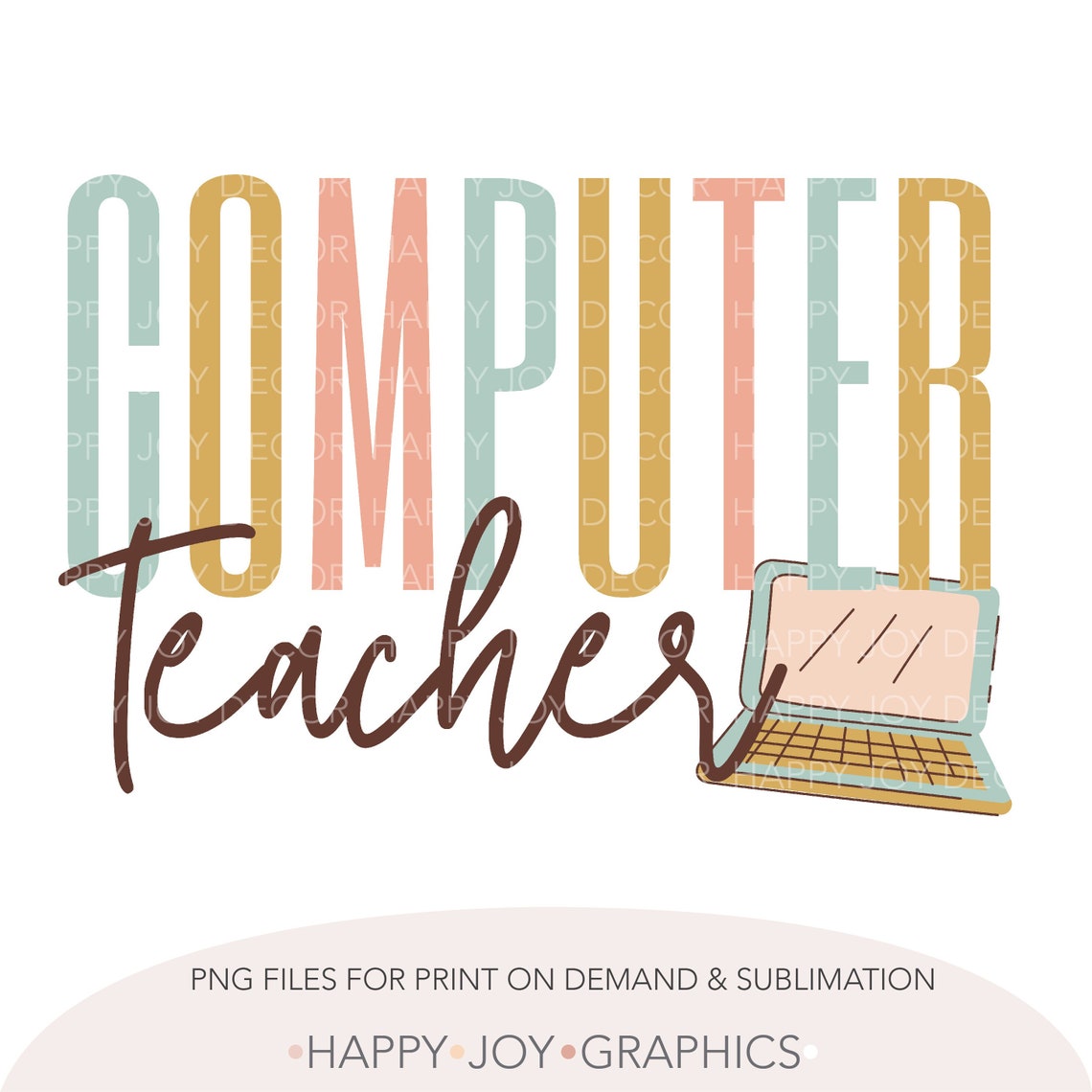 Computer Teacher Png Laptop Png Computer Sublimation - Etsy