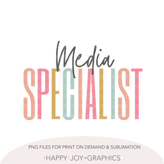 Media Specialist Png Multimedia Equipment Specialist Png - Etsy