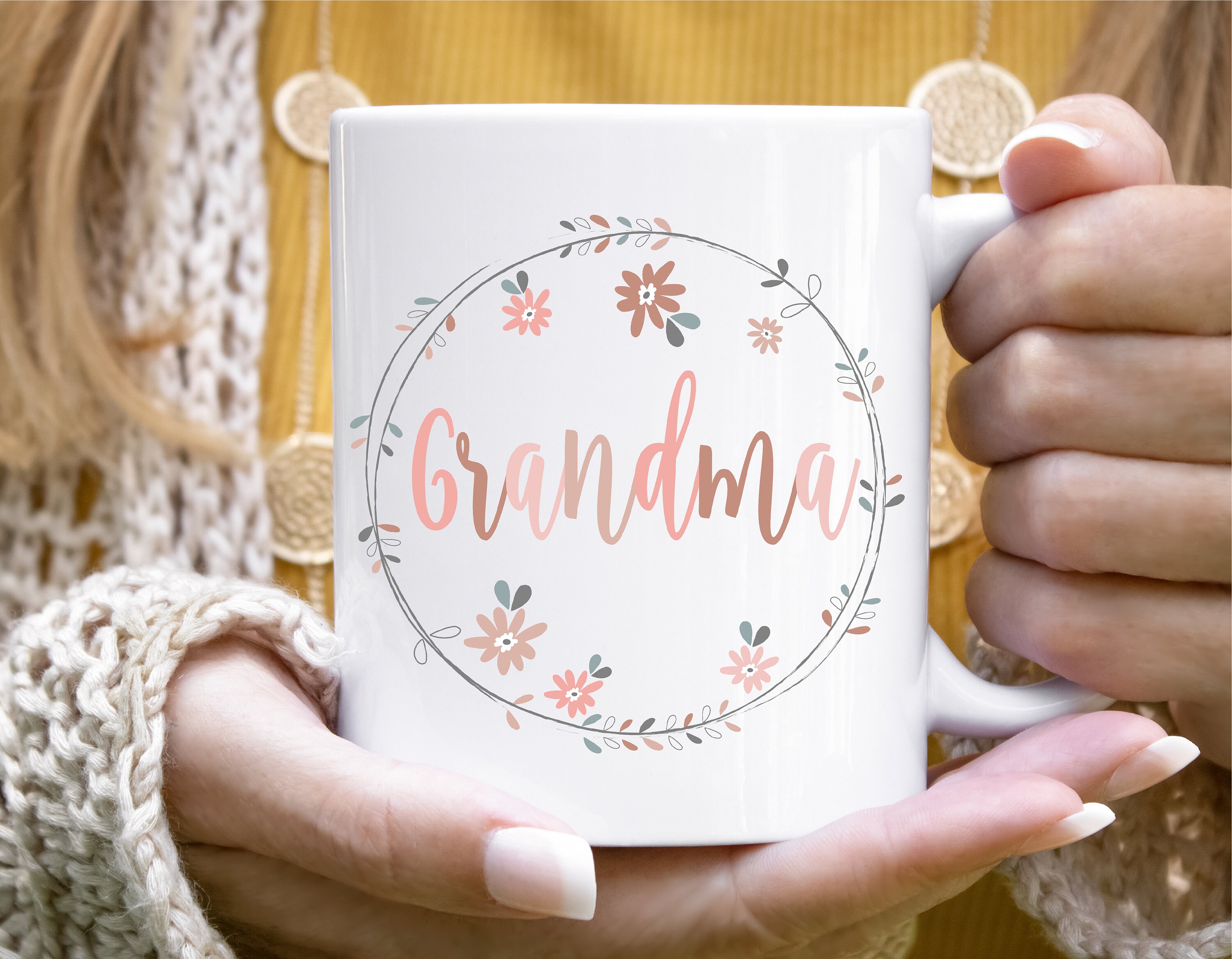Grandma Png, Boho Daisy Grandma Png, Grandma Floral Sublimation ...