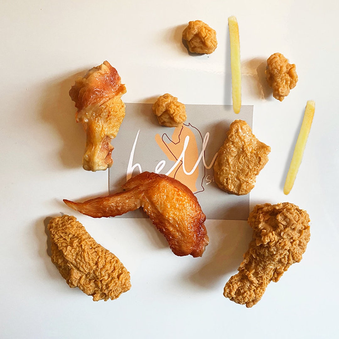 Chicken Wing, Life-size 3D Fridge Refrigerator Magnet, Small Gifts ...