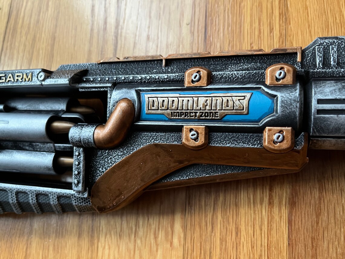 Custom Painted NERF Gun: Longarm Doomlands Impact Zone does - Etsy