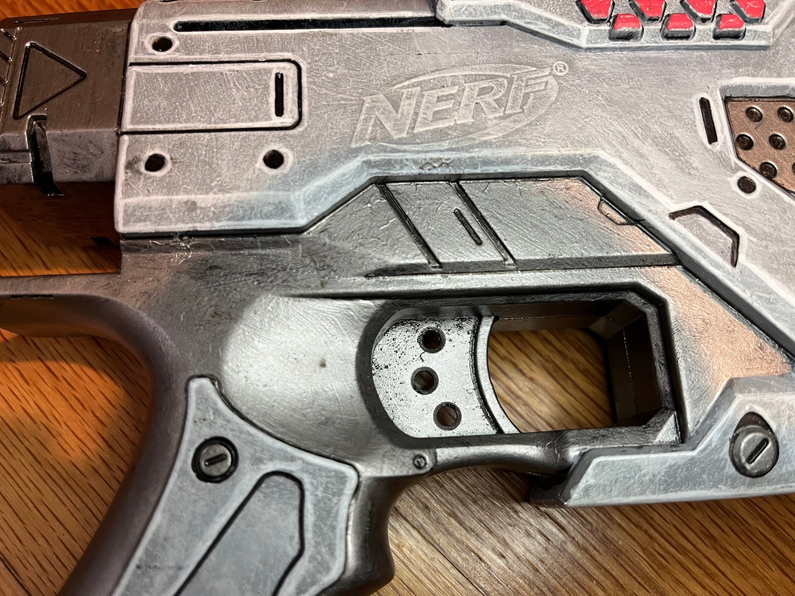 Custom Painted Nerf Gun for Cosplay or Display: White Knight Blaster - Etsy