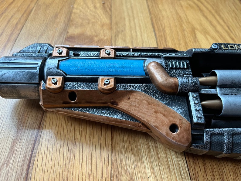 Custom Painted NERF Gun: Longarm Doomlands Impact Zone does - Etsy