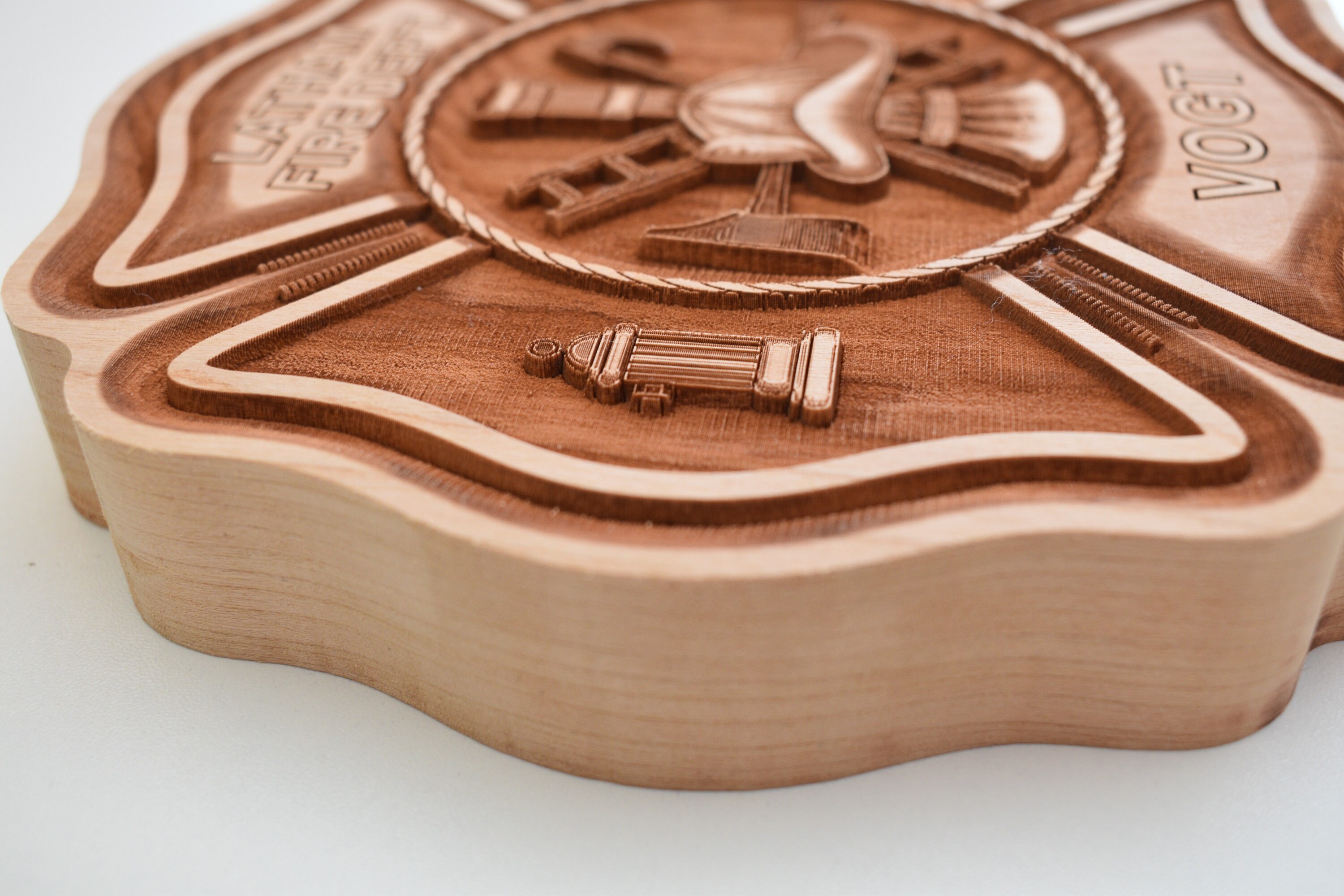 Fire Fighter, Plaque, Wood, Laser, Engraved, 3D, Personalized, Medical ...