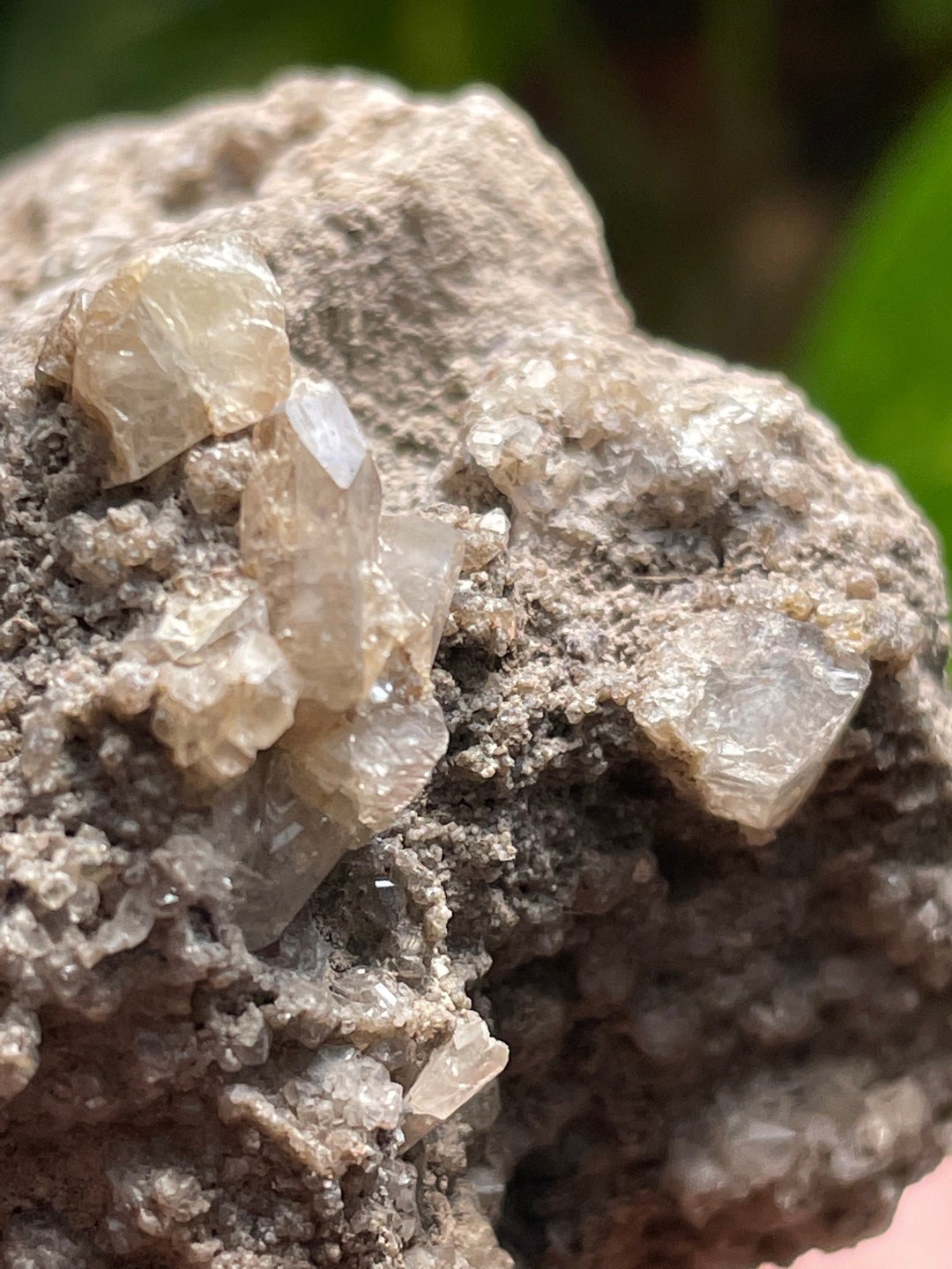 Topaz Crystals in Rhyolite Matrix From Colorado, 3.1" Old Collection ...