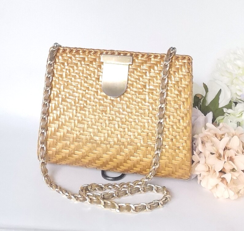 Shoulder Purse, Rodo Wicker Bag, Italian Designer Handbag, 2 in 1 ...