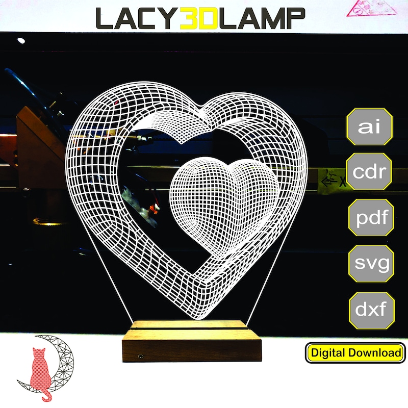 Cnc Lamp - Etsy