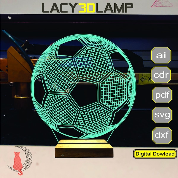 Soccer Lamp - Etsy