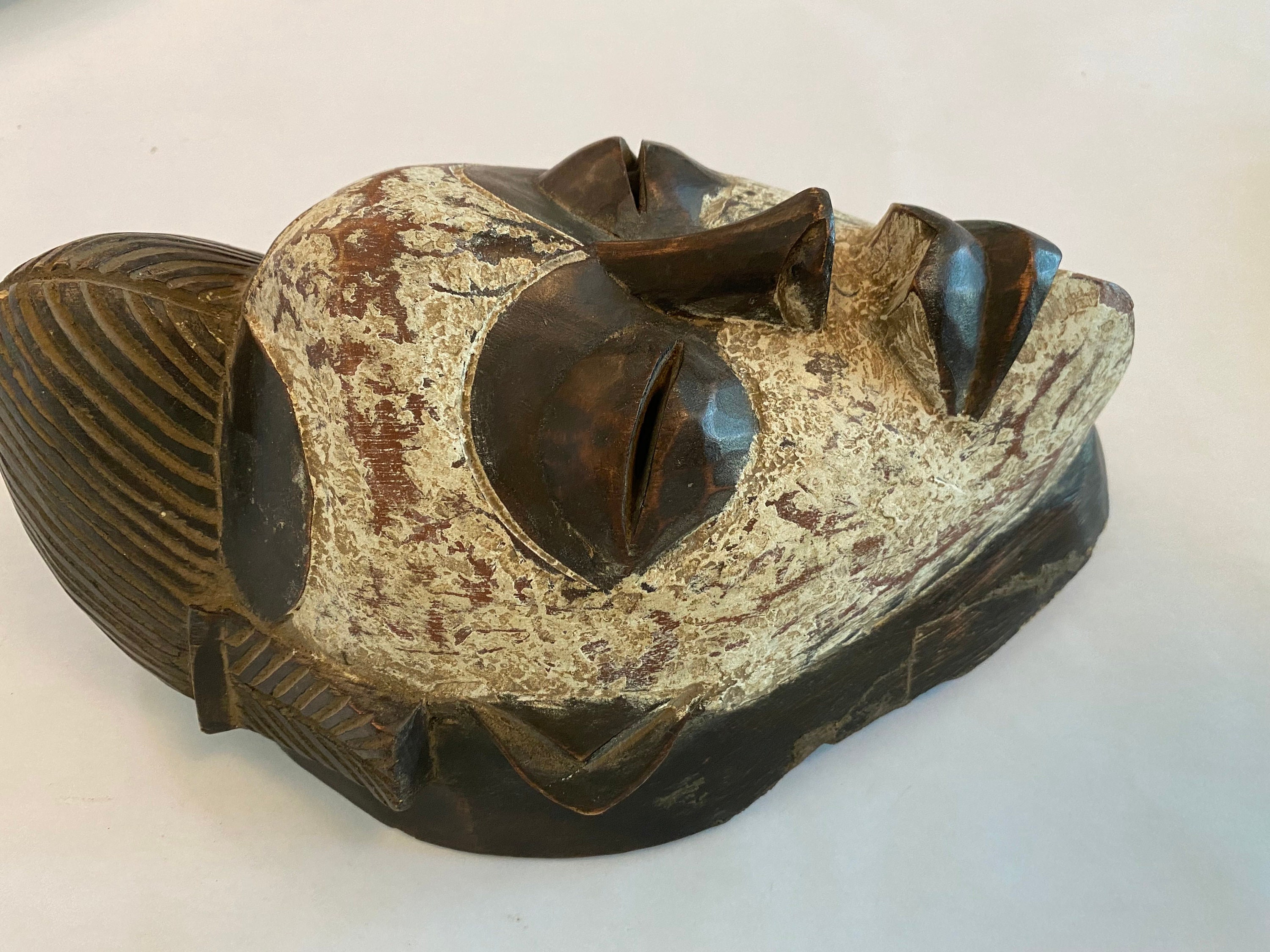 Gabonese Punu Spirit Mask - Traditional African Art - Etsy