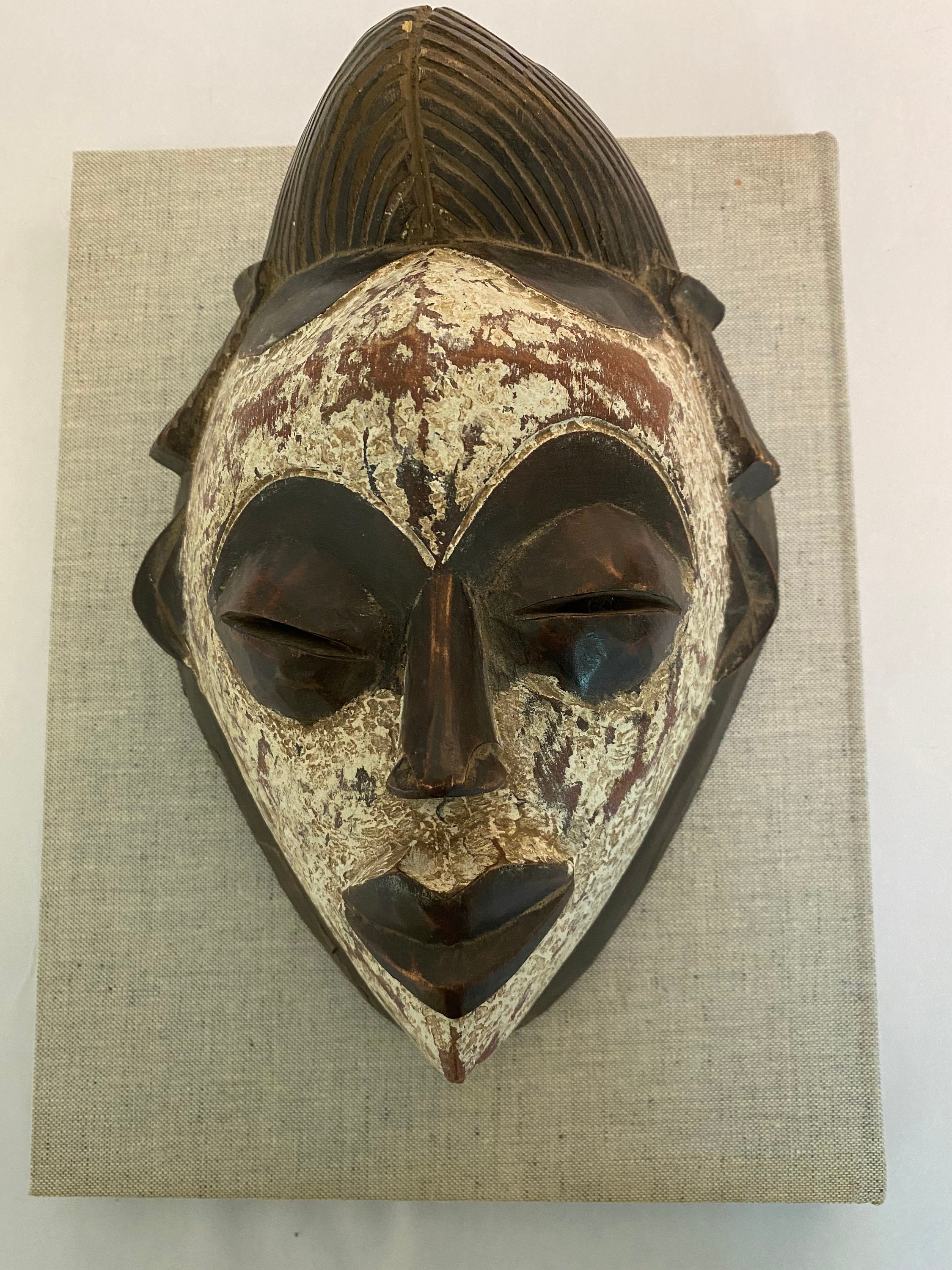 Gabonese Punu Spirit Mask - Traditional African Art - Etsy