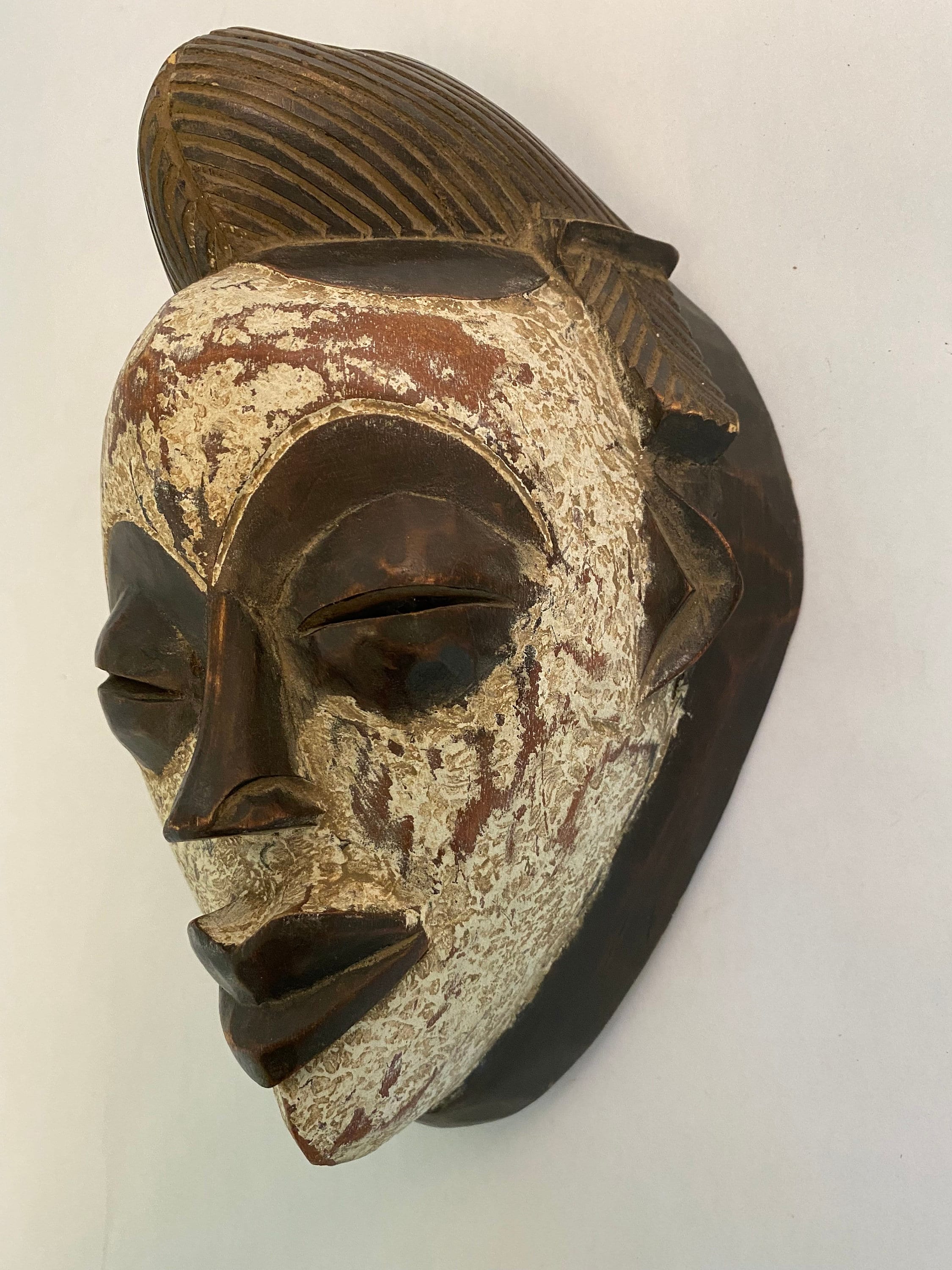 Gabonese Punu Spirit Mask - Traditional African Art - Etsy