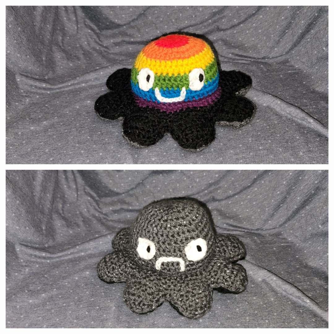 Flipping Rainbow Moody Octopus - Etsy