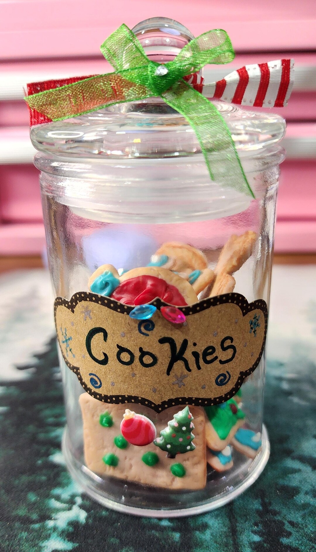 Mini Sugar Cookie Jar Desktop Decorator - Etsy