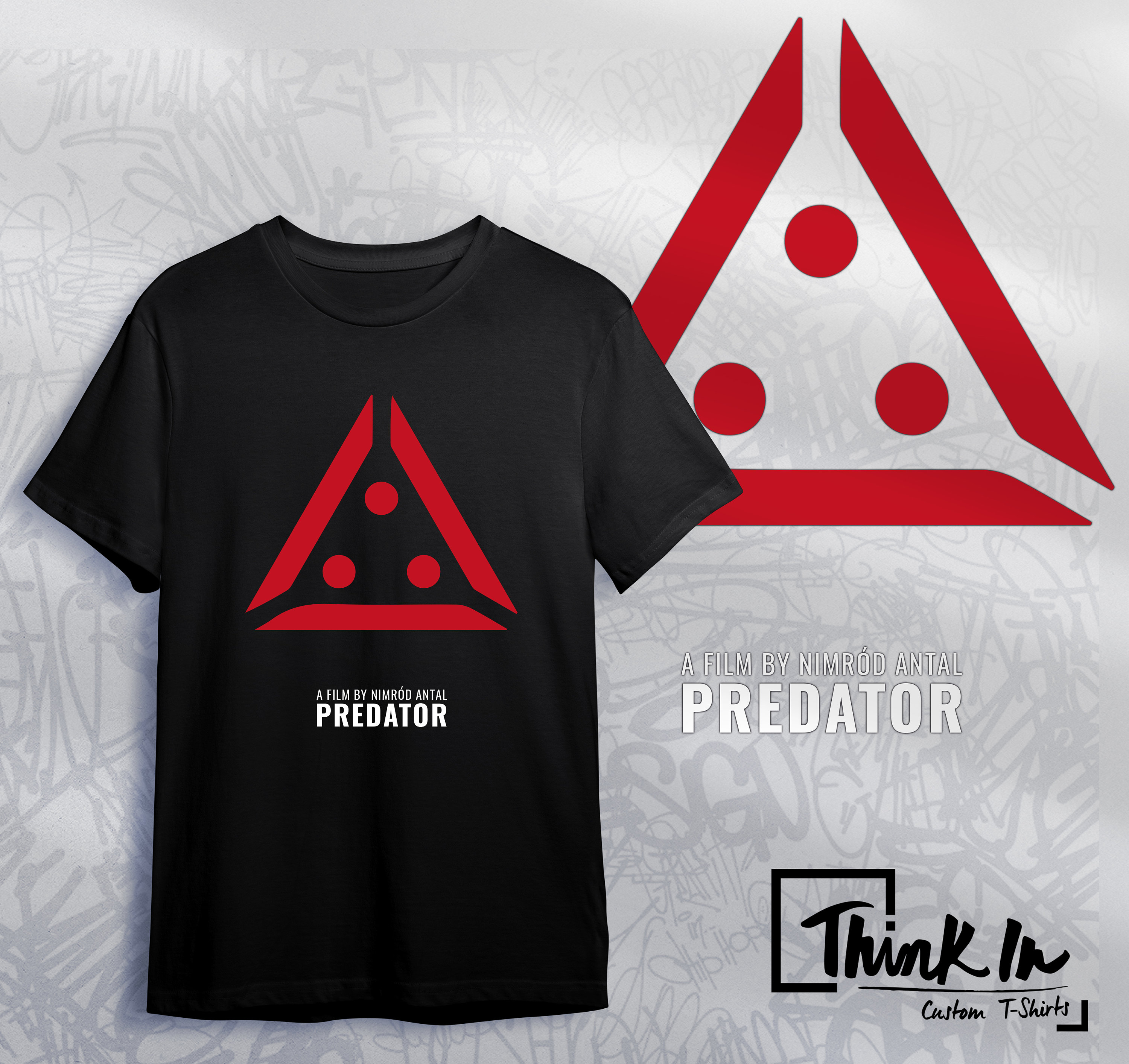 Predator Laser Sights Tshirt, the Predator T-shirt, Movie Predator ...