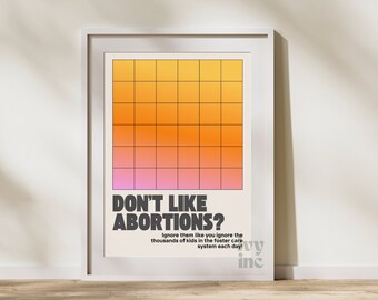 Pro Choice Poster - Etsy