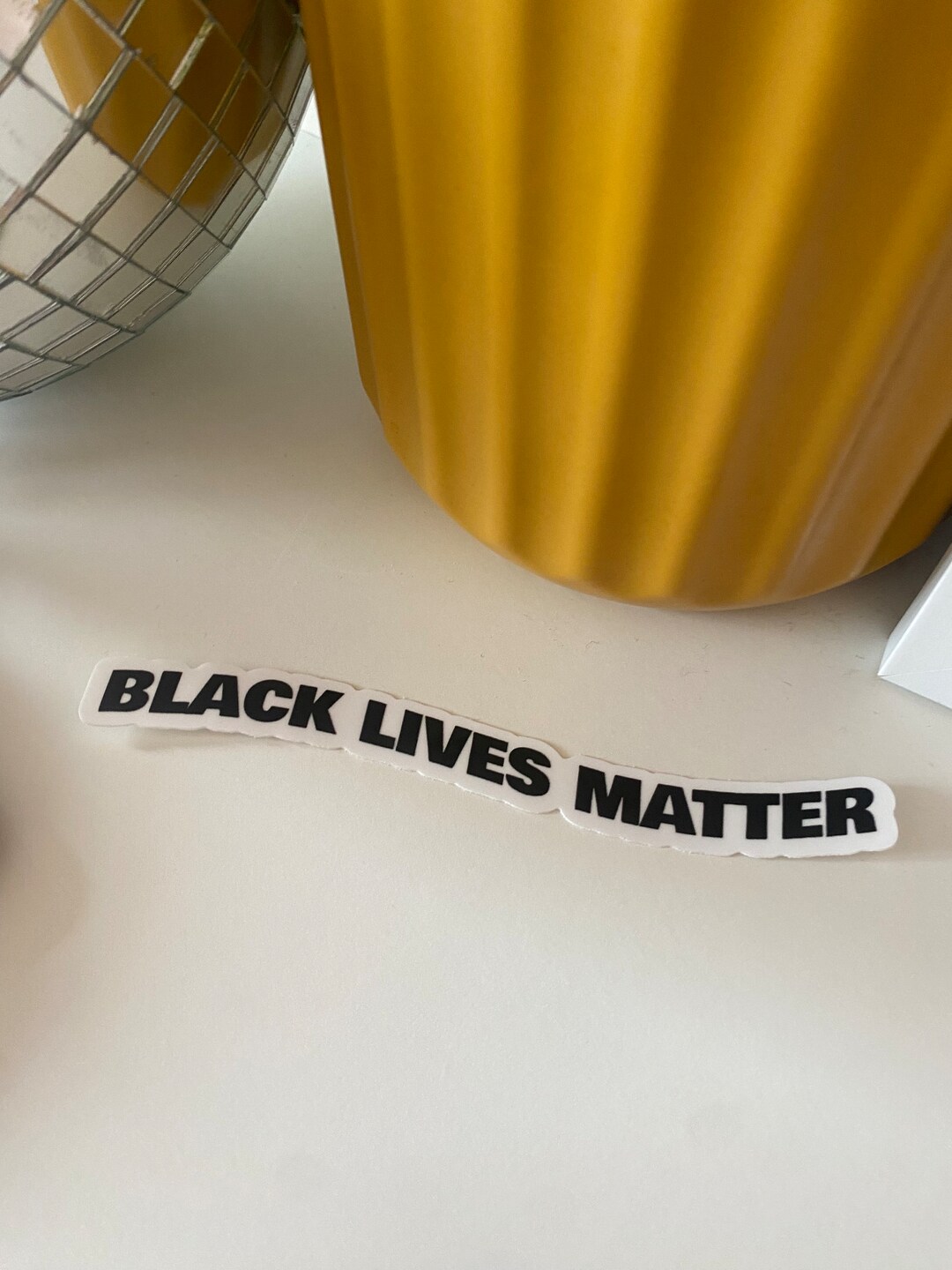 BLM Wavy Sticker, Cute Laptop Sticker, Black Lives Matter Decal, Water ...