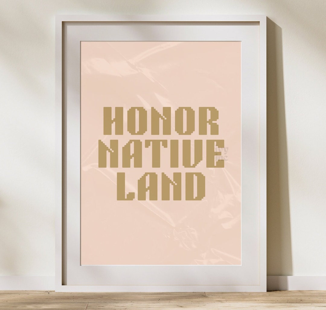Indigenous Rights Poster, Feminist Wall Art, Native American Heritage ...