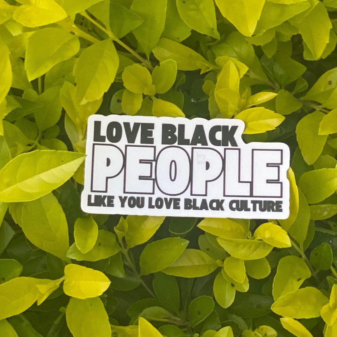 Black Lives Matter Sticker, Black History Month Gift for Her, BLM ...