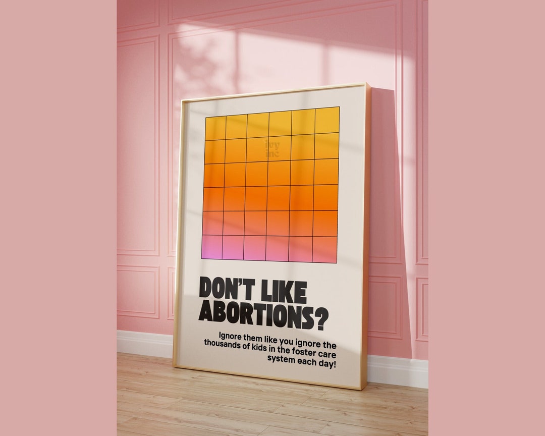 Feminist Wall Art, Pro Choice Art Print, Reproductive Abortion Rights Poster, My Body My Choice ...