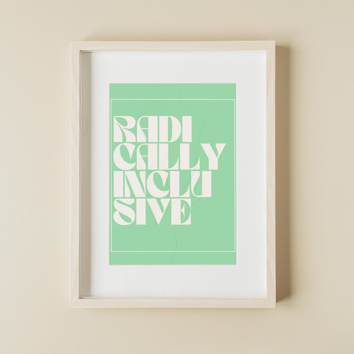 Radical Feminist Poster aesthetic Art Print Social Justice | Etsy