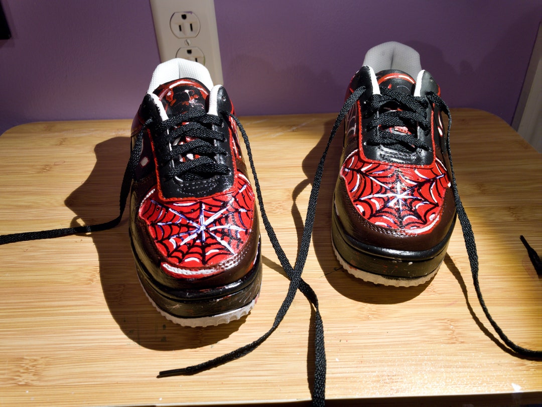 Custom Spiderman Shoes - Etsy