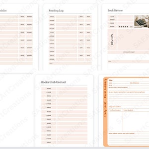 Printable Bookmark, Reading Log Tracker, Reading Journal, Reading ...