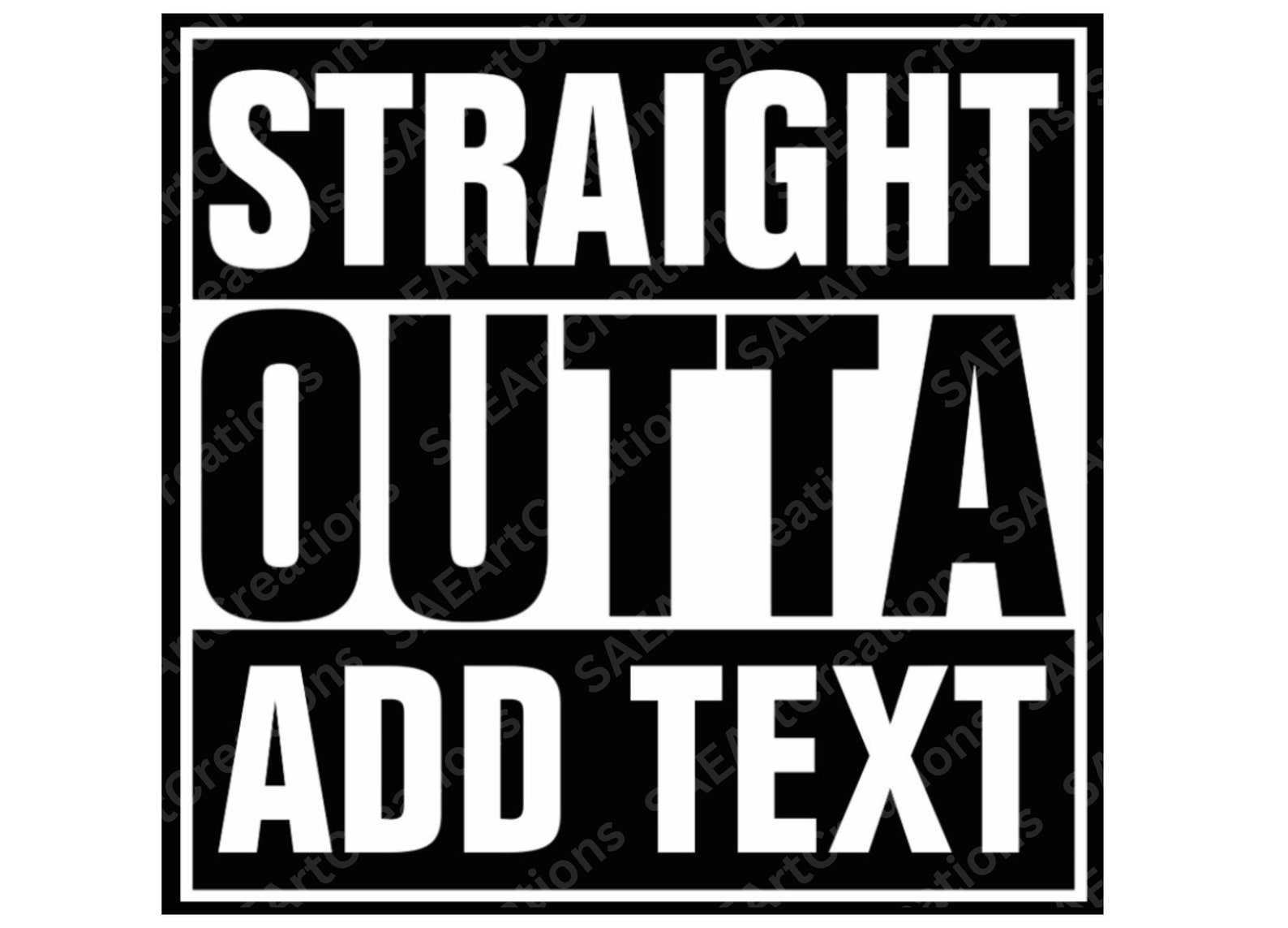 Straight Outta Compton Png, Straight Outta PNG, Straight Outta Your ...